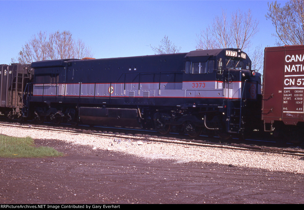 EL U33CH #3373 - Erie Lackawanna